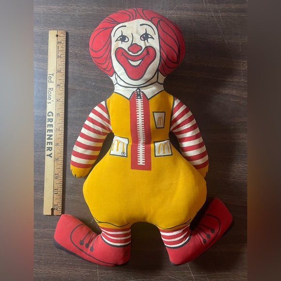 McDonald's | Toys | 97s Vintage Ronald Mcdonald Stuffed Doll Plush Mcds ...